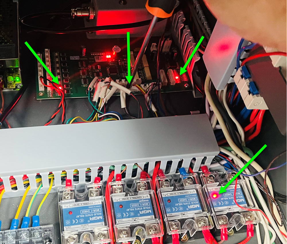 Testing Powder Button