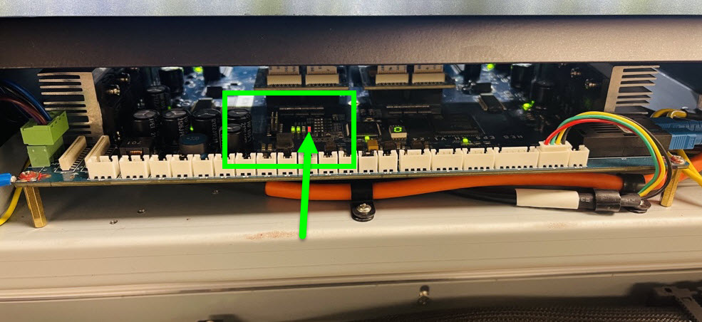 Red Light on Headboard